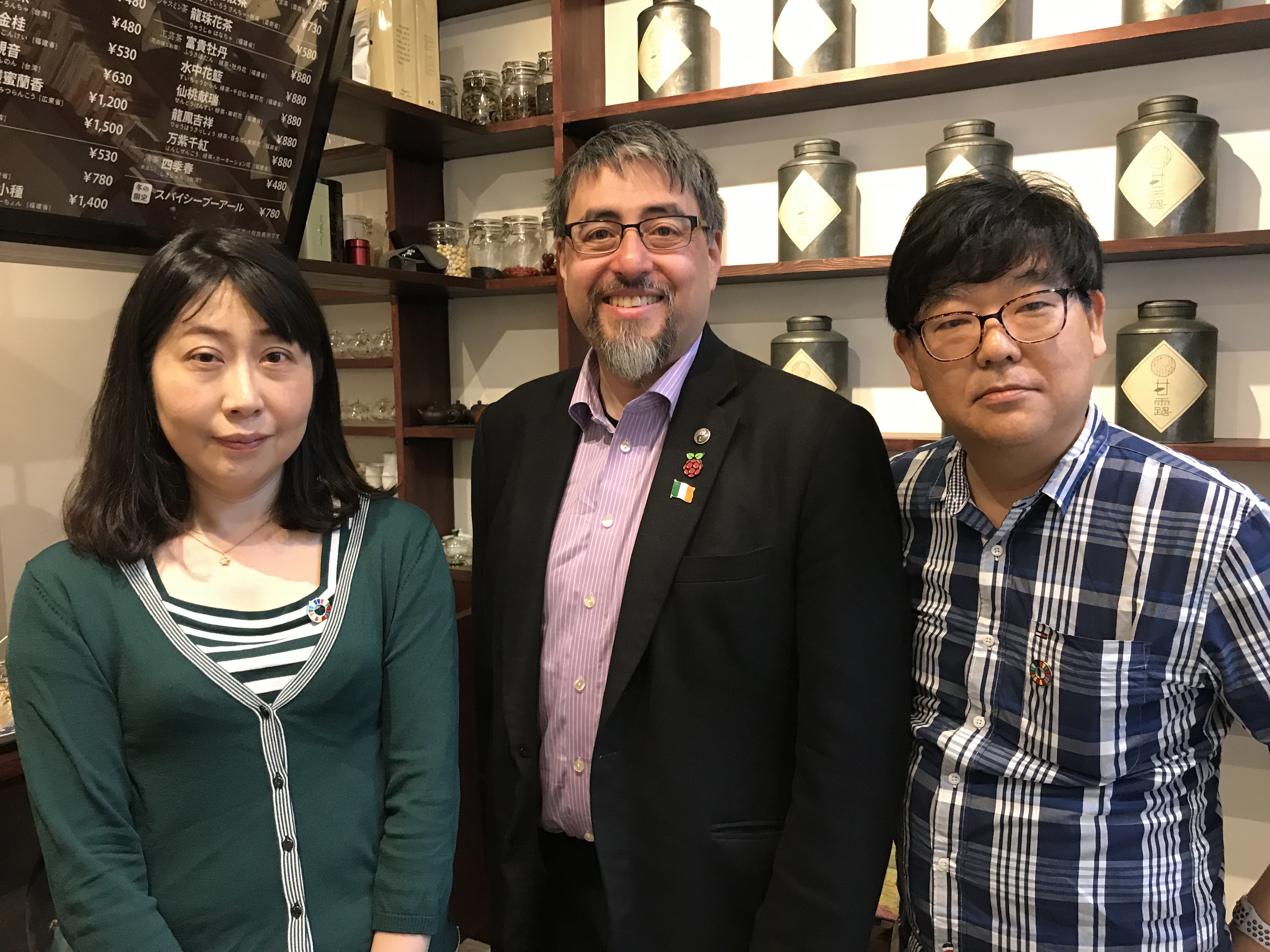 Coderdojoの生みの親bill Liao氏とようやく会えました！ Coderdojo Shinagawa Gotenyama